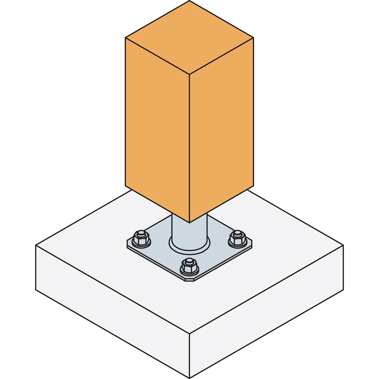 Elevated Post Base - PPA100