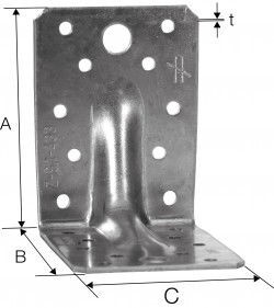 Heavy Duty Angle Bracket - ABR90