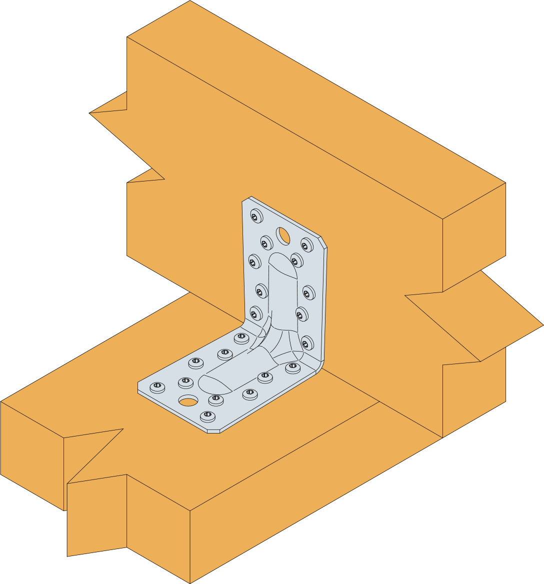 Heavy Duty Angle Bracket - ABR90
