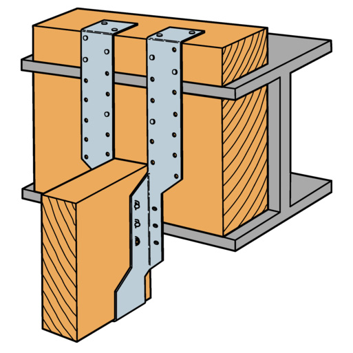 47mm x 450mm Extended Joist Hanger