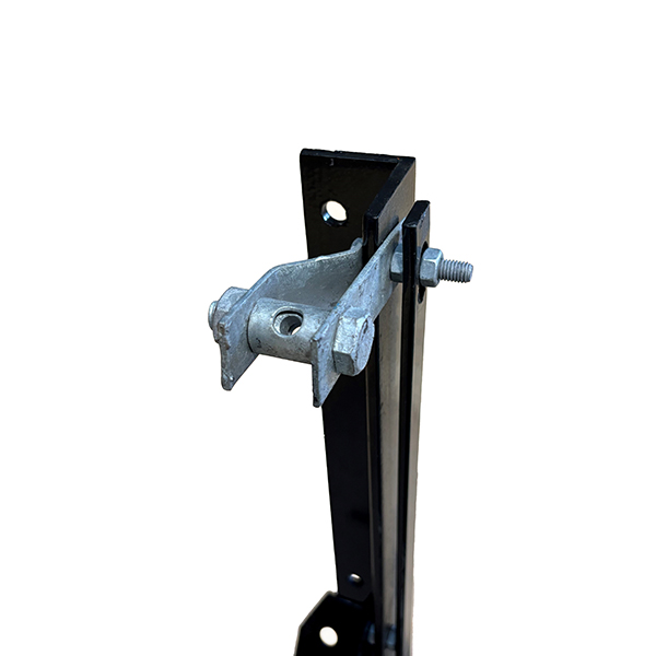 1.8m Standard End Straining Post - Black